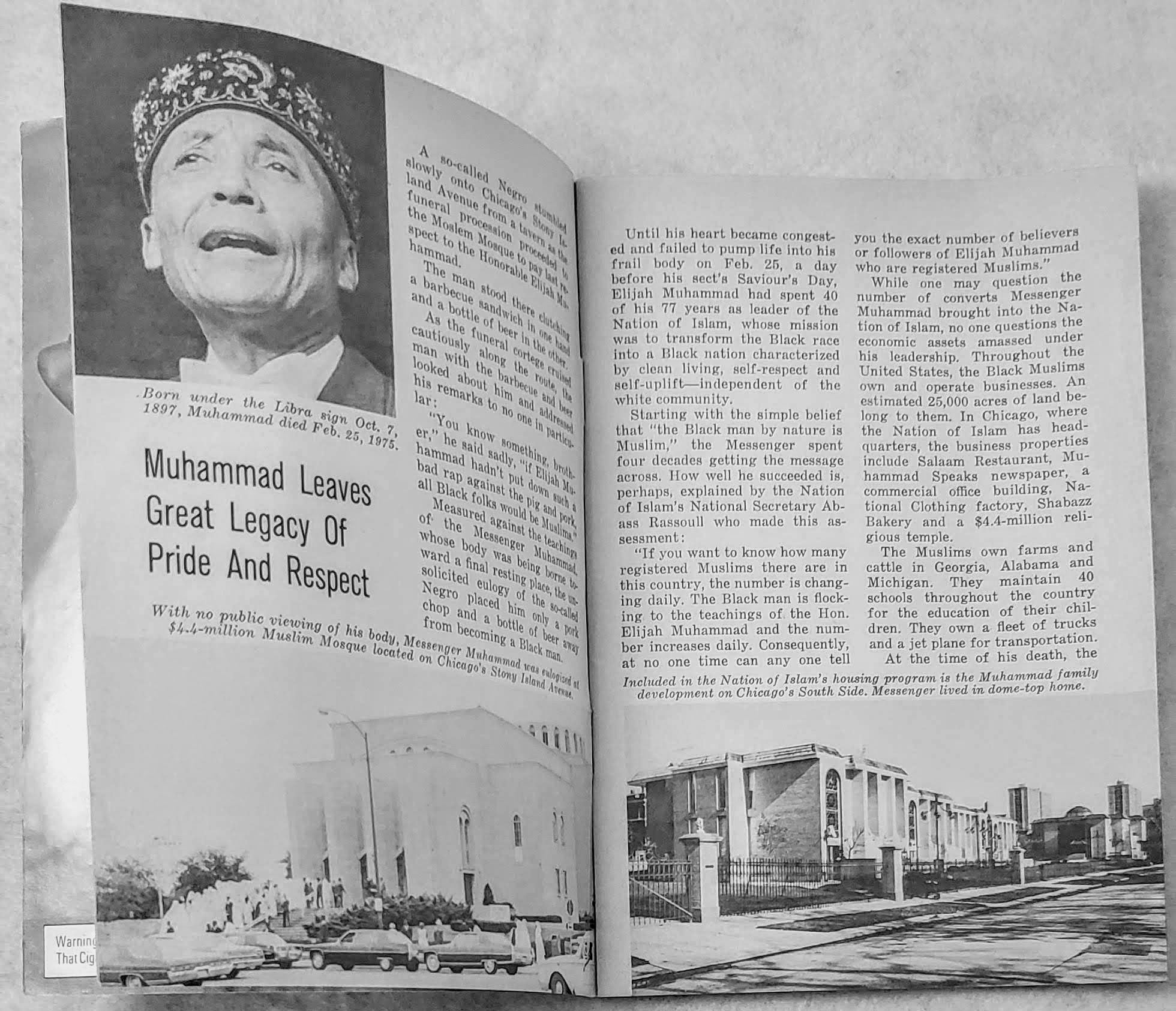 Elijah Muhammad Funeral